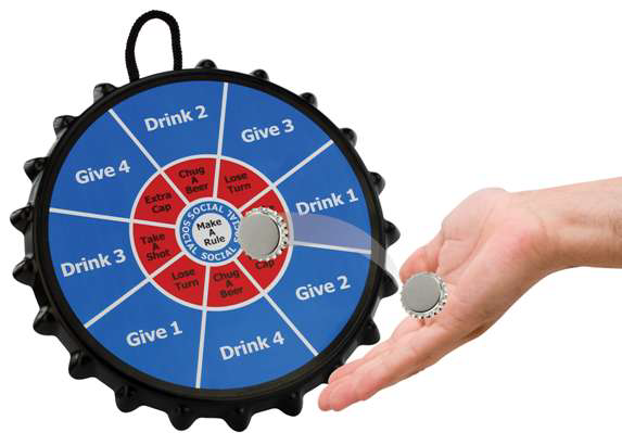 Bottle Cap Dart Board - Drinking Game - Min Order: 4 (BB164 ...