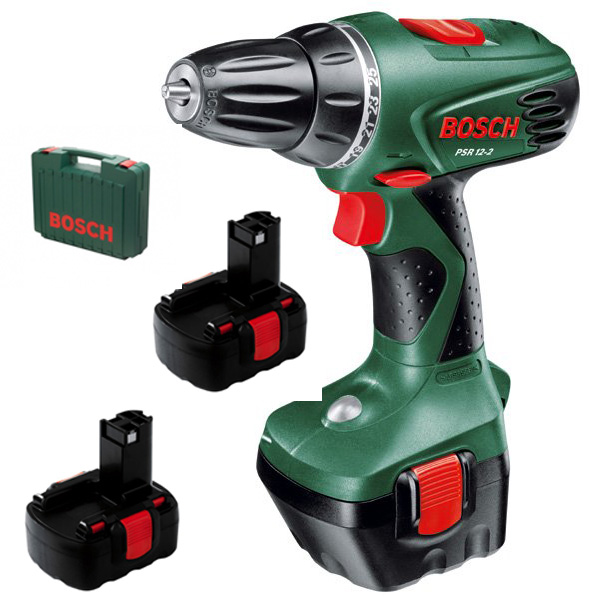 Bosch Cordless PSR 12 - Drill/Driver, 12V, 11 torque settings, c ...